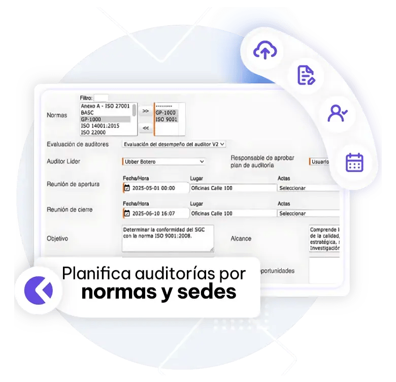 Funcionalidades del Software de Auditorías e Inspecciones kawak